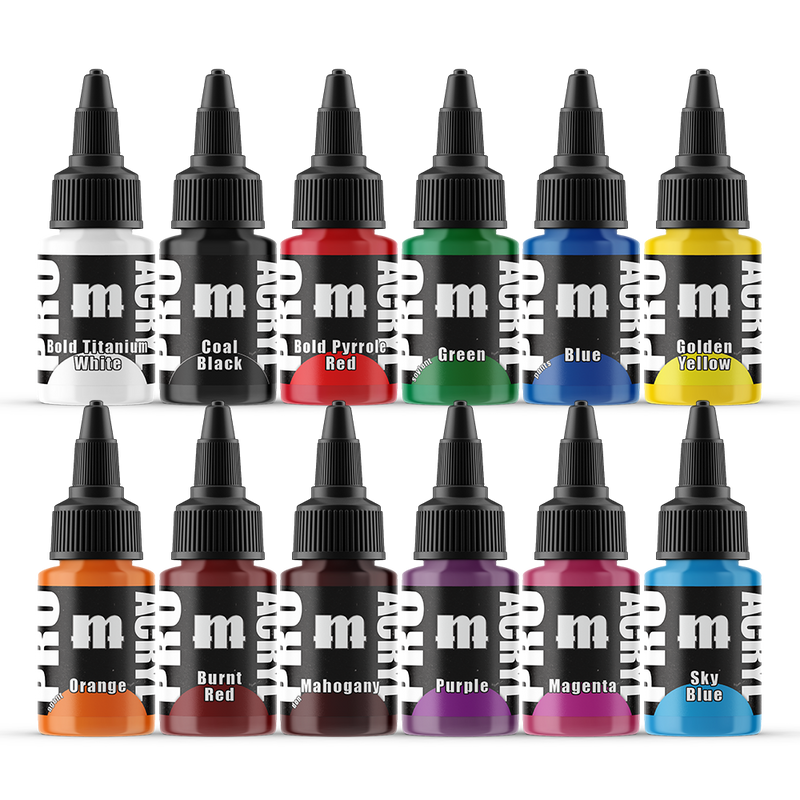 Pro Acryl Paints - Base Set